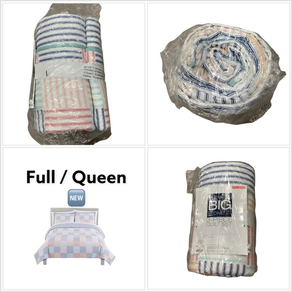 The Big One | Bedding | The Big One Full Queen Quilt Set 3 Piece 2 ...